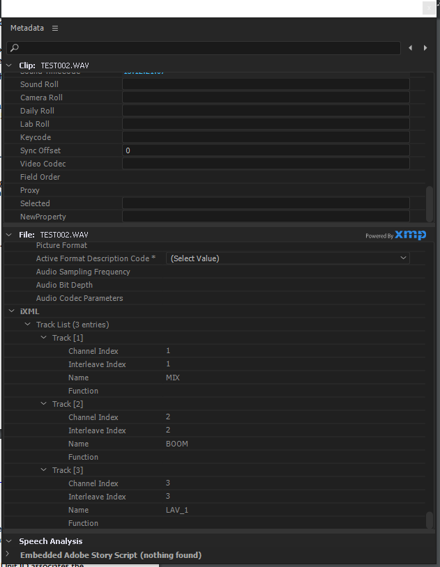 Polyphonic wav metadata - Adobe Community - 9388476