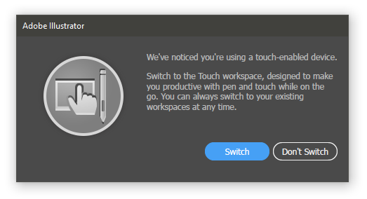 'We've noticed you're using a touch-enabled device... - Adobe Product ...