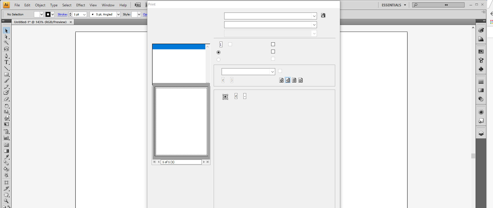 Solved: Document Setup and other windows blank or unselect... - Adobe ...