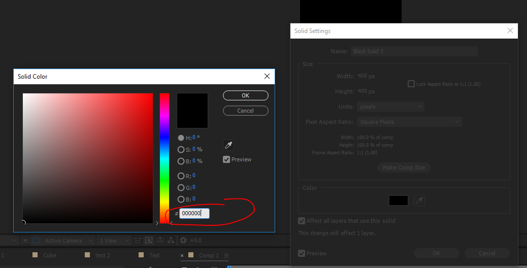 Solved: Forcing After Effects to render a specific Hex col... - Adobe ...