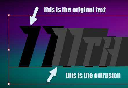 Solved: 3D Extruded Text still shows original text. WHY? - Adobe Community - 9424273