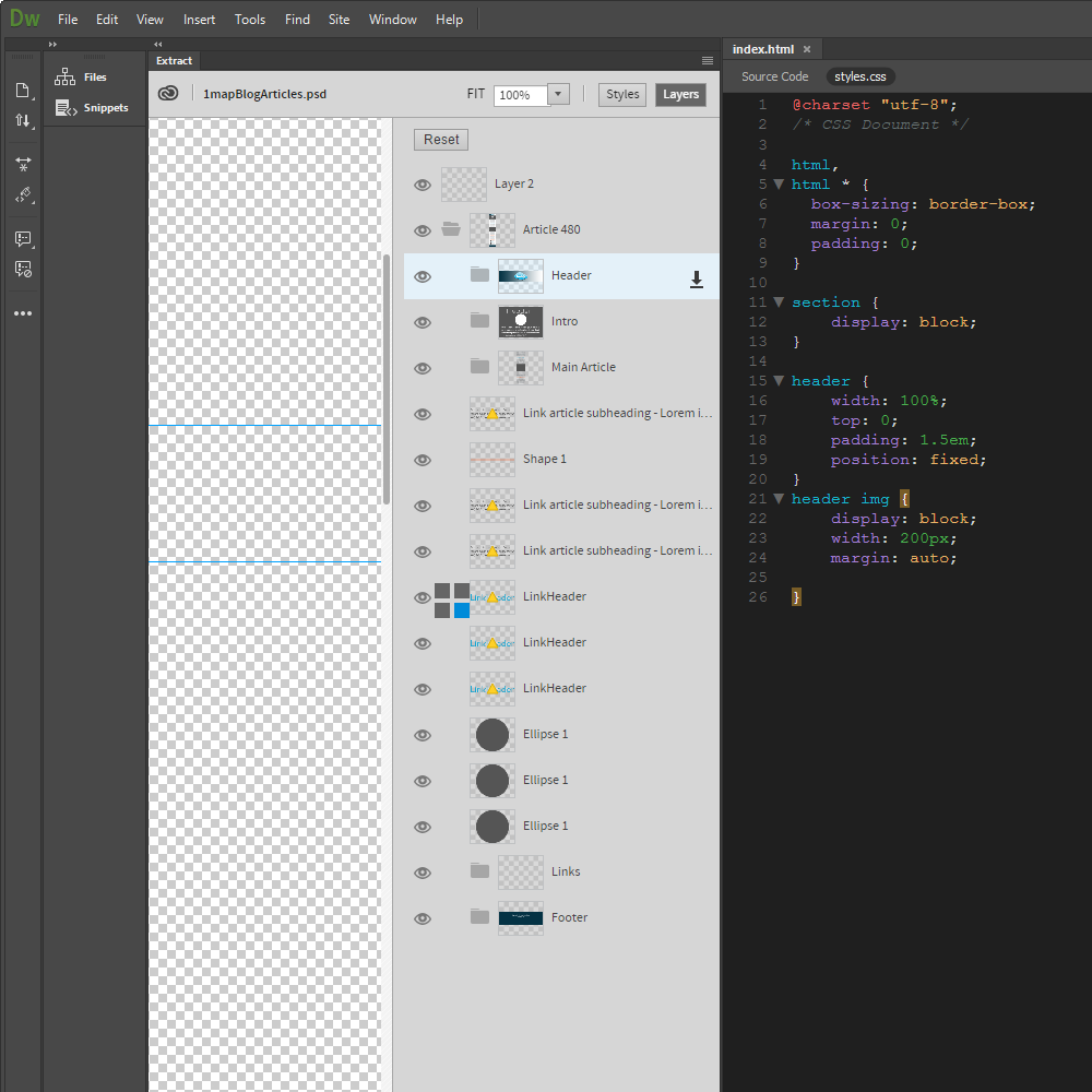 Extract panel doesn't load .psd - Adobe Support Community - 9464538