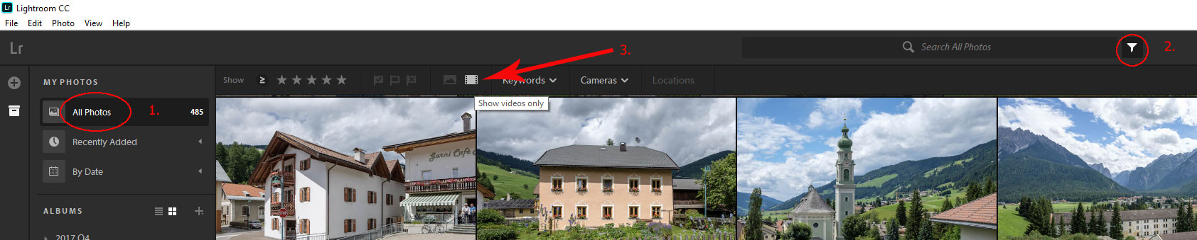 Solved: Filtering to quickly find all video files - Adobe Product ...