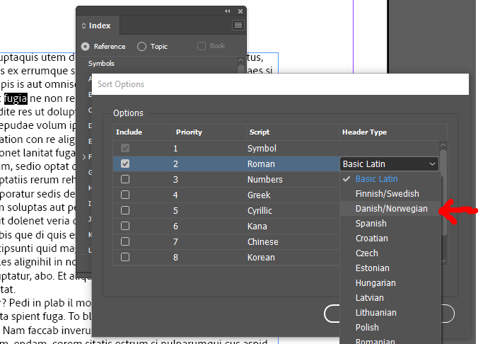 Solved: Index in Indesign - Adobe Product Community - 9412222