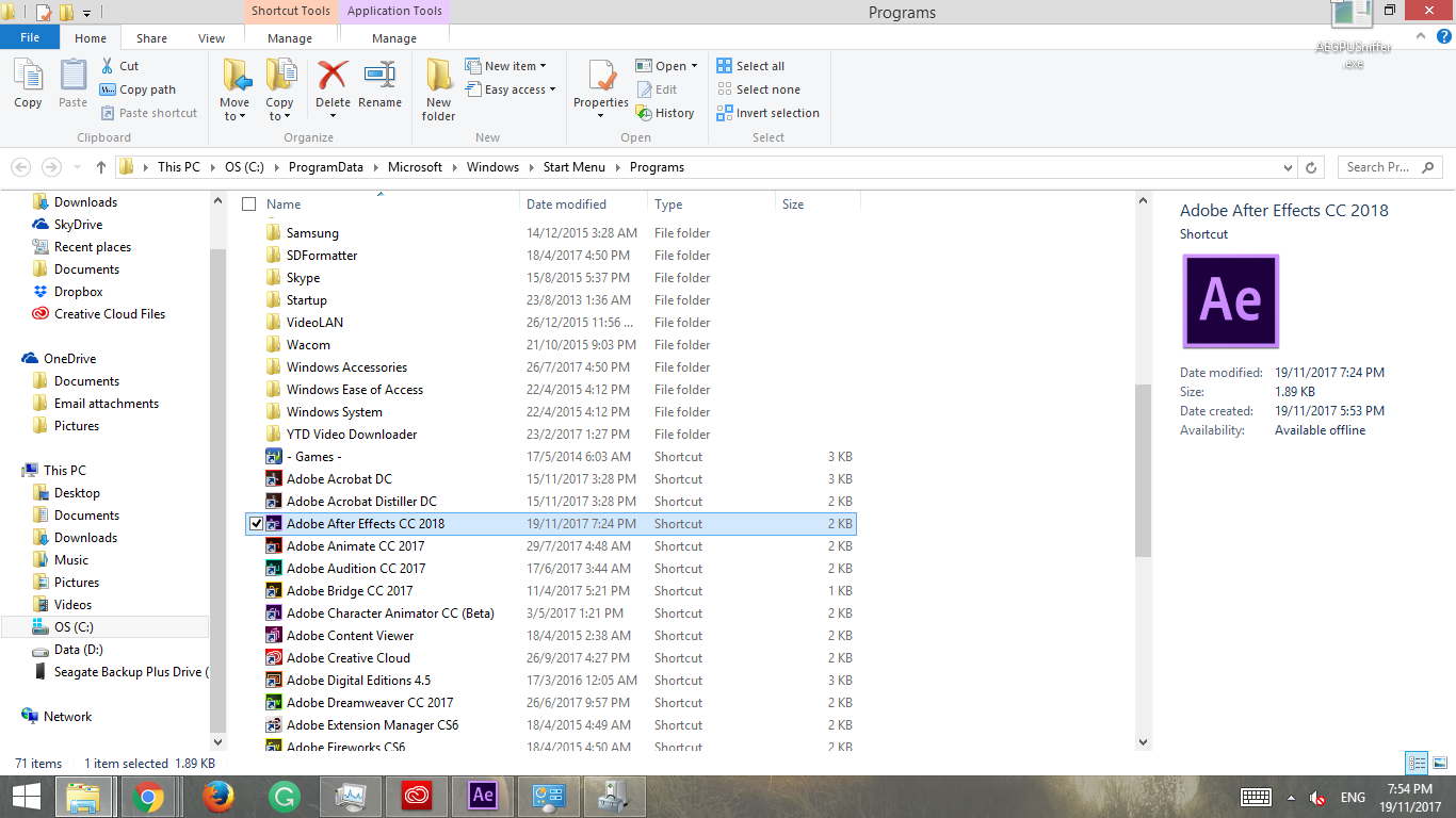 AE CC 2018: Windows Crashing on Launch [solution] - Adobe Community - 9480598