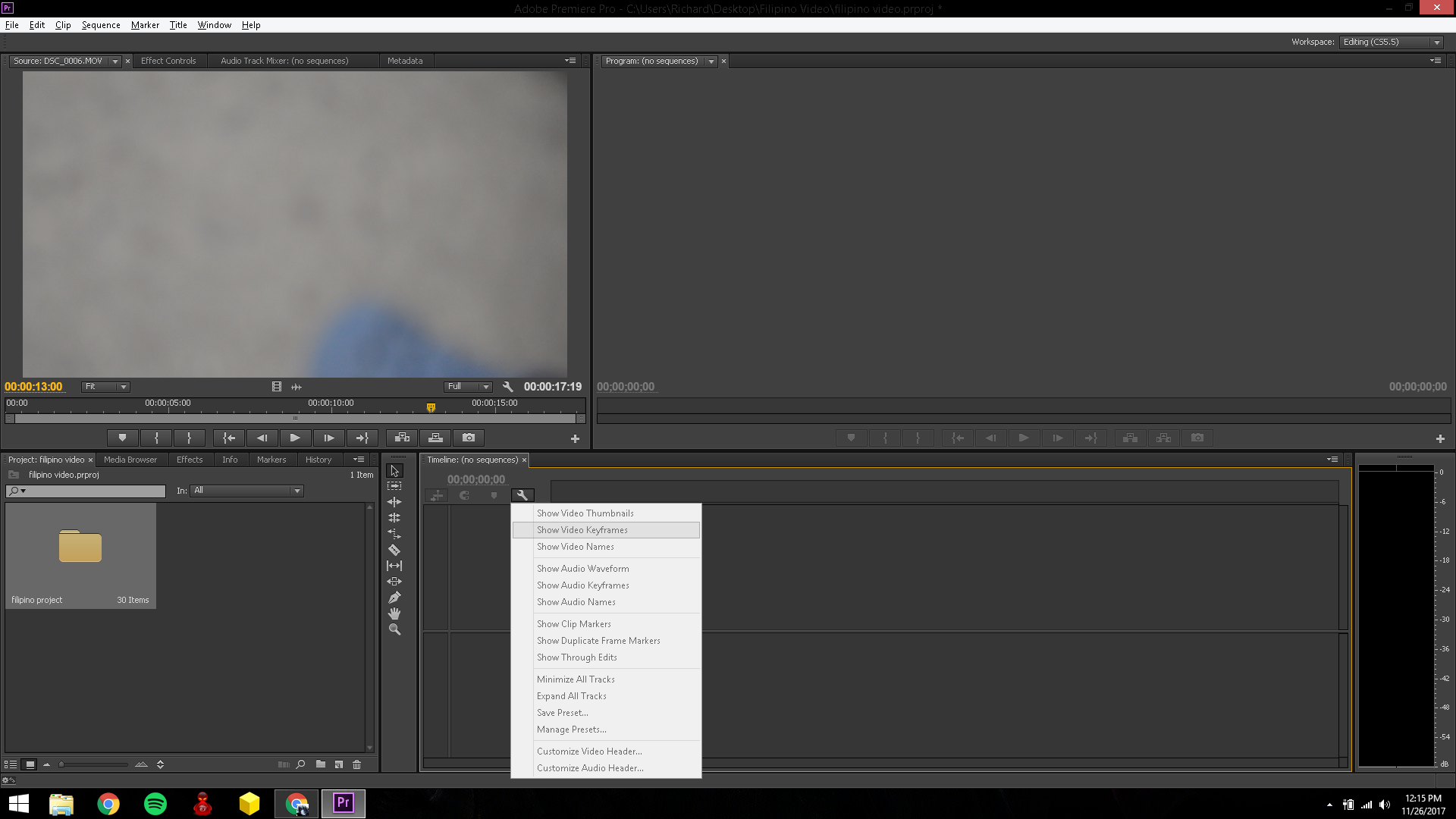 Solved: TimeLine - Adobe Community - 9545775