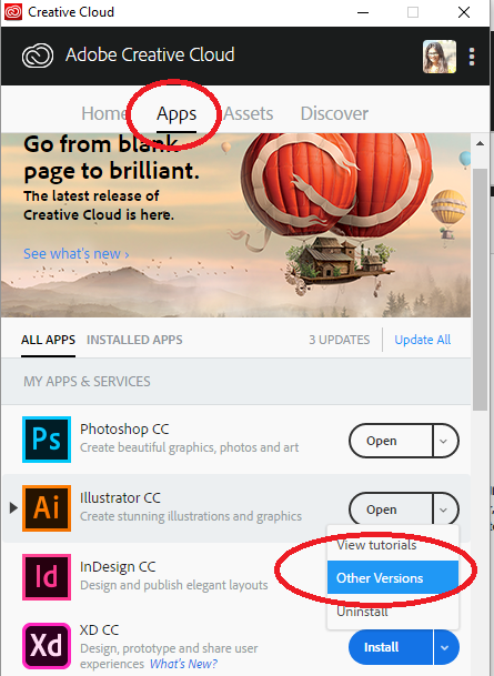 Solved: older versions - Adobe Product Community - 9575886