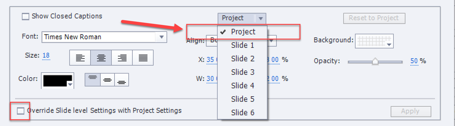 Solved: How to change Closed Caption styles - Adobe Community - 9569642