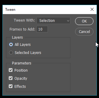 Tweening problem - Adobe Community - 9646551