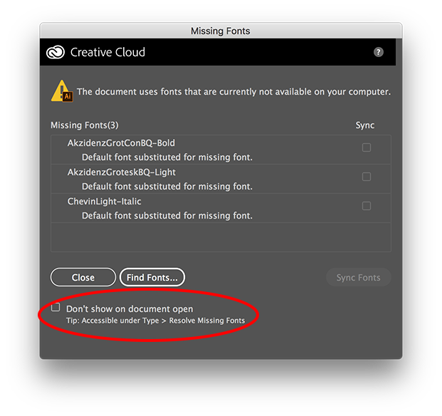 Solved: Having major issues with missing fonts alert not d... - Adobe ...