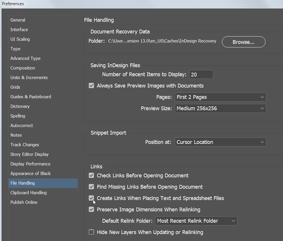 updating text on InDesign - Adobe Product Community - 9715277