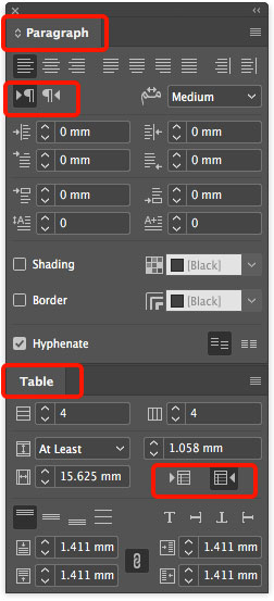 Solved: How to view "text direction" and "table direction"... - Adobe ...
