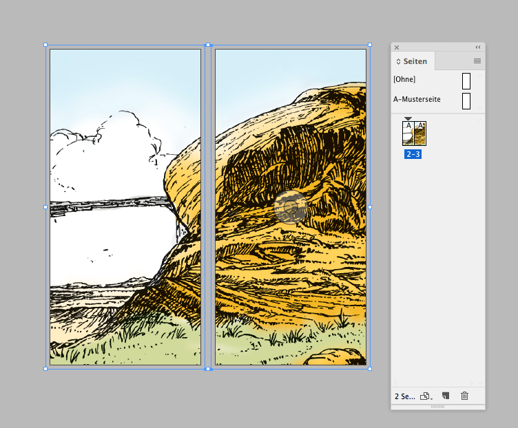 Solved: 2-up page view with space between pages, like artb... - Adobe ...