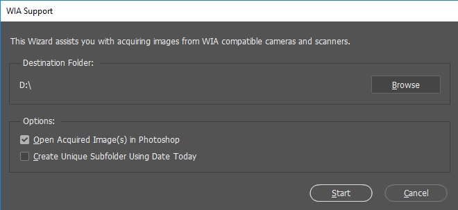 Solved: How to import from scanner Photoshop 2018 - Adobe Product ...