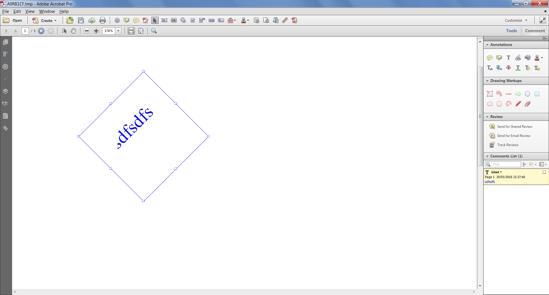 Solved: rotate a text field - Adobe Support Community - 9775801