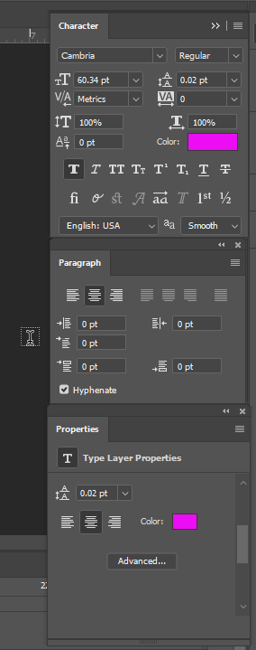 Solved Ps Cc 2018 Resize Text Bounding Box Larger Issue Adobe