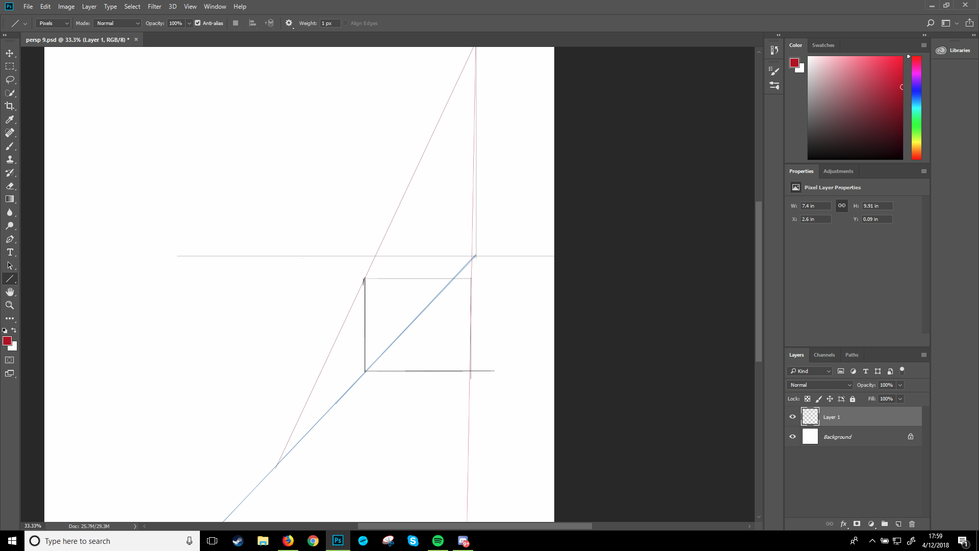 Line tool isnt straight - Adobe Community - 9841554