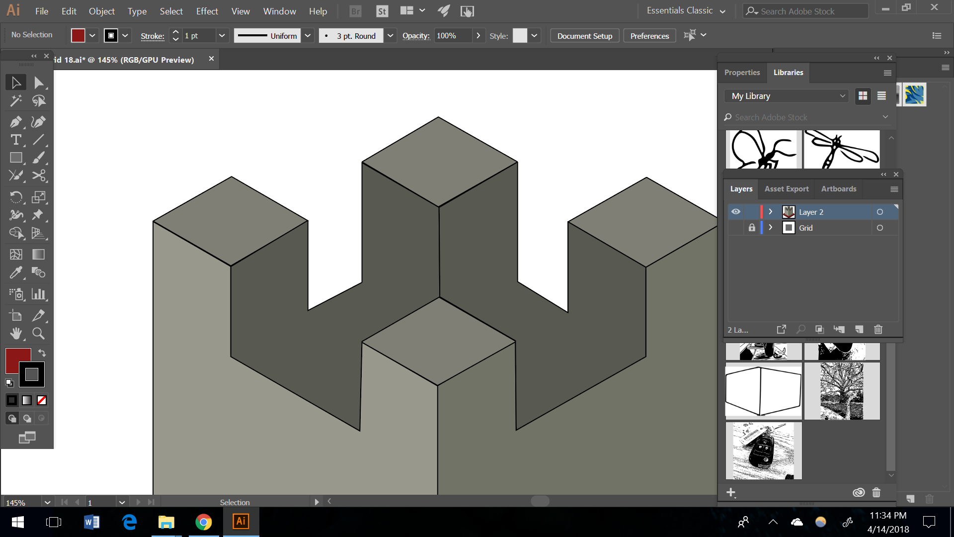 Solved: Overlapping lines in adjacent shapes - Adobe Product Community ...