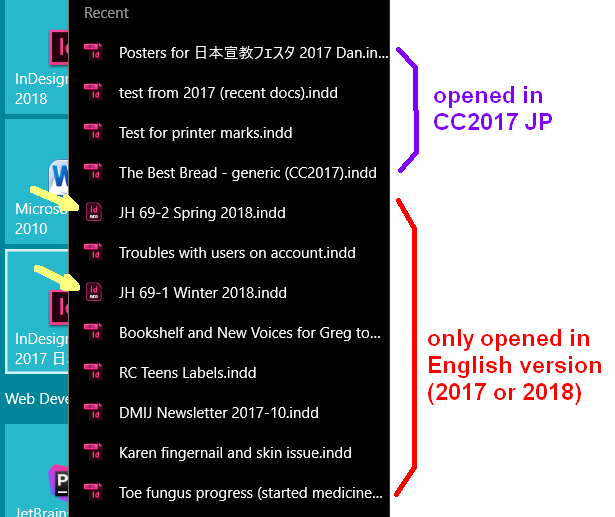Solved: InDesign "recent" on Win10 start menu includes PDF... - Adobe ...