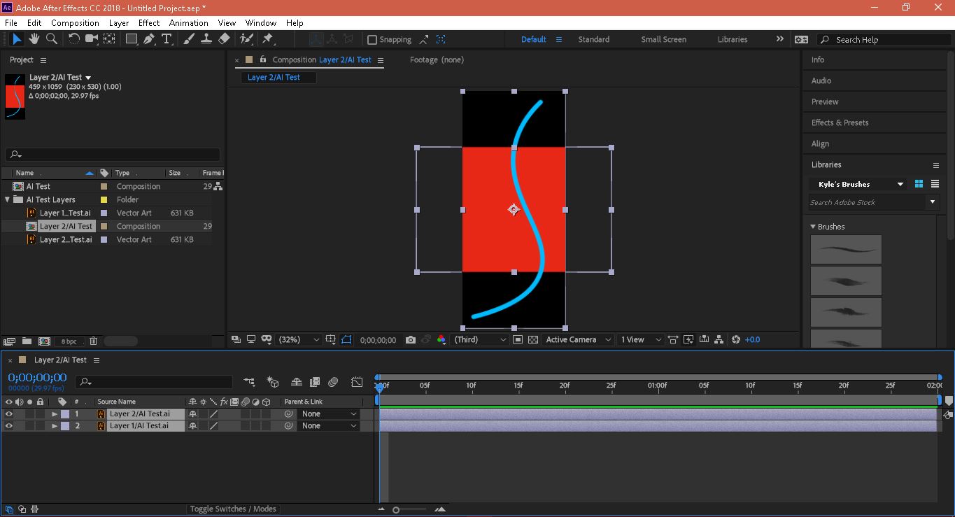 Solved: problem went i import a illustrator file to after ... - Adobe ...