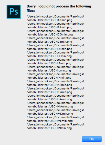 Sorry, I could not process the following files - Adobe Product ...