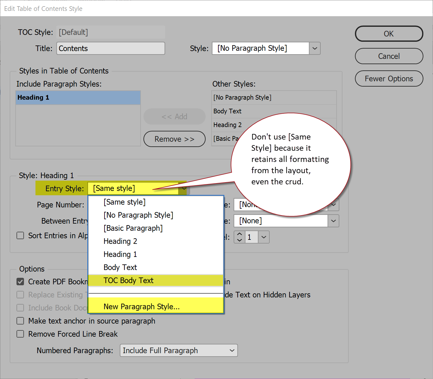 Solved: TOC displaying wrong font - sometimes - Adobe Product Community ...