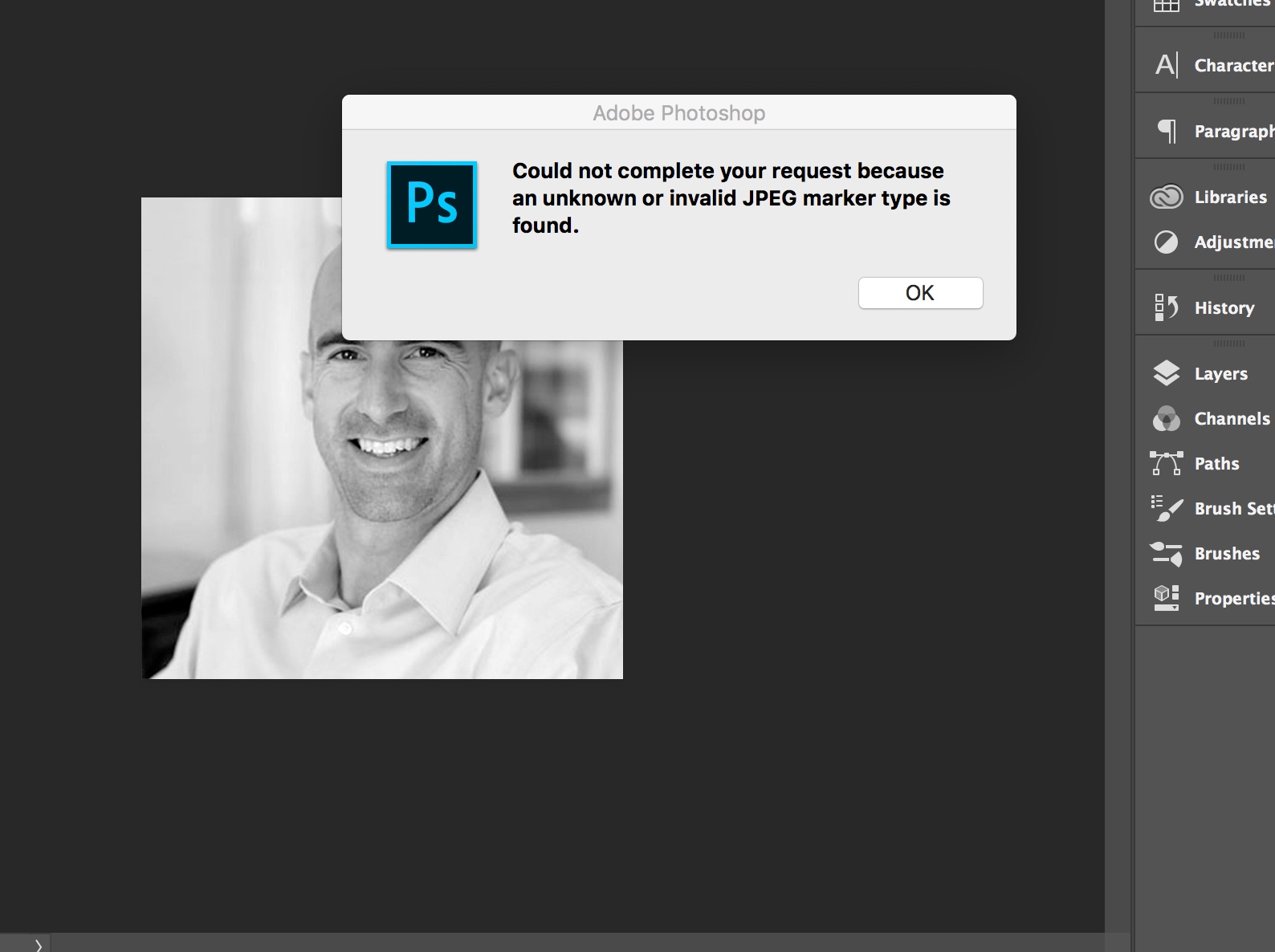 Solved: HELP JPEG parse error, RAM error - Adobe Support Community ...