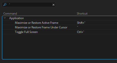 Solved: Toggle full screen bug? - Adobe Community - 9952563