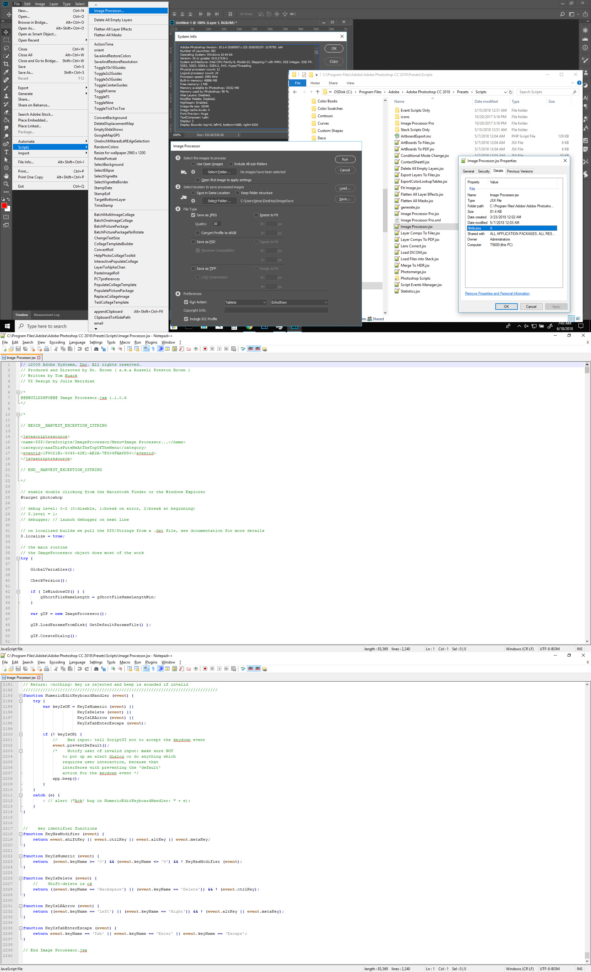Changing Raw files to jpg from Script Image Proces... - Adobe Support ...