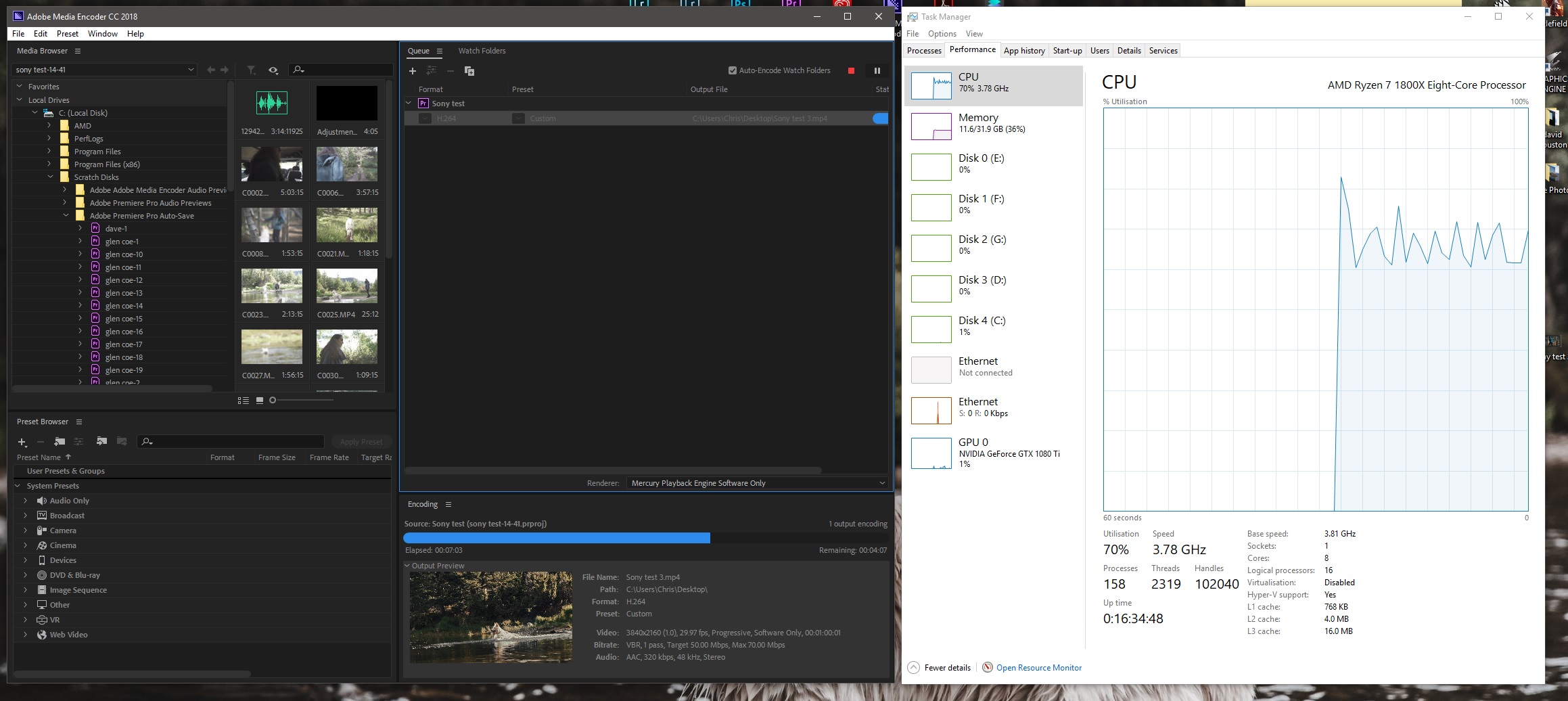 Adobe Premiere Pro not utilising CPU or GPU - Adobe Support Community ...