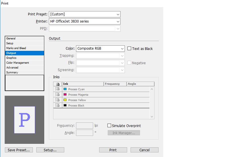 Solved: Can't print from InDesign - Adobe Support Community - 9940805
