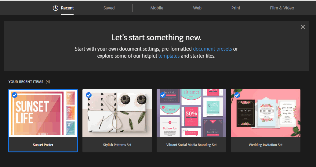 Solved Cant Create New Document In Win 10 Only Templates Adobe