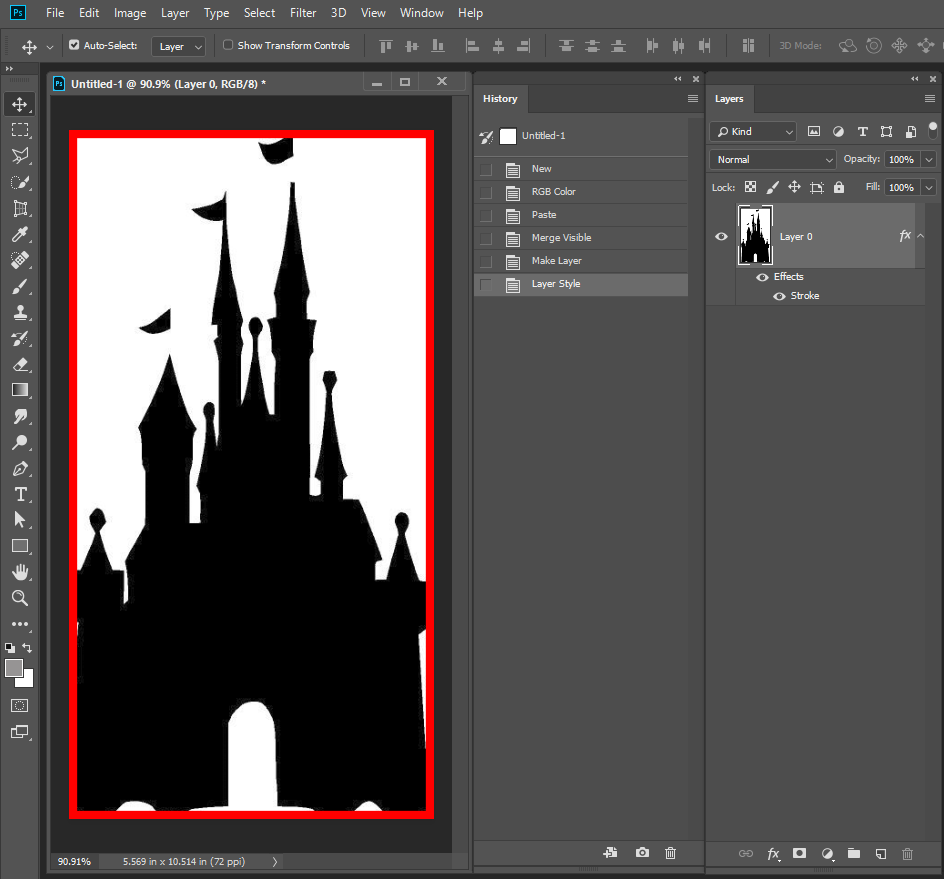 Solved Stroke Does Not Work On A Bw Image Adobe Support Community