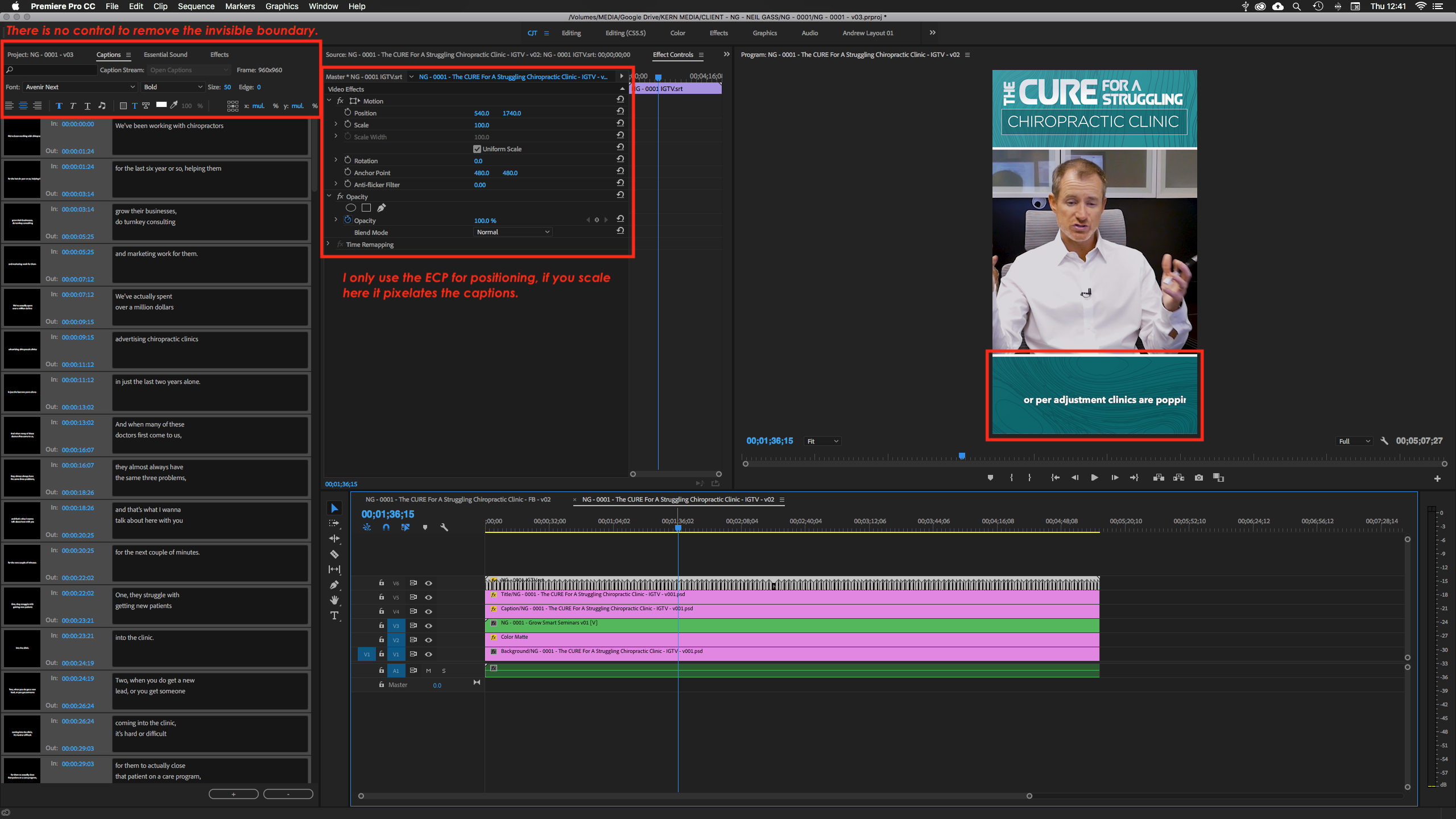 Solved: Re: Text is cut in program monitor - Premiere Pro ... - Adobe ...