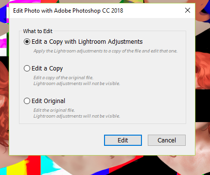 Solved: Colour from Lightroom CC to Photoshop CC2018 - Adobe Community - 10031302