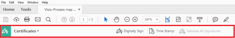 Solved: Always show the Certificates tool pane in Reader D... - Adobe ...