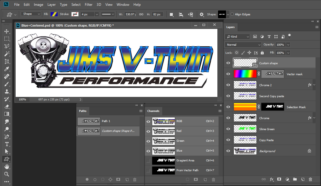 Solved How To Make A Gradient Inside Letters Of A Flatten Adobe