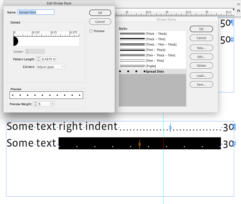 Solved: Dotted underline spacing? - Adobe Product Community - 10054012