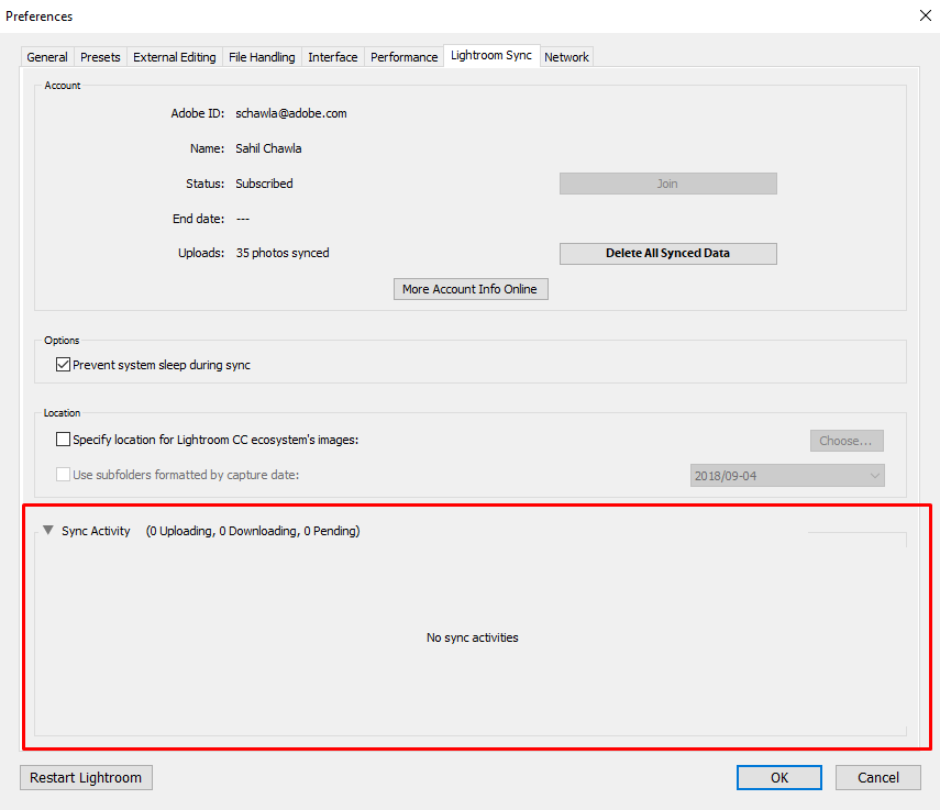 Solved: Syncing Photos - Adobe Community - 10097111
