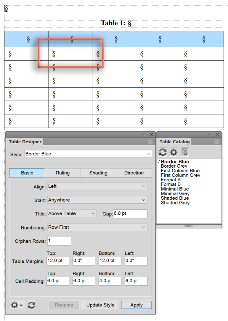 Solved: Cannot create new table style from existing - Adobe Community ...