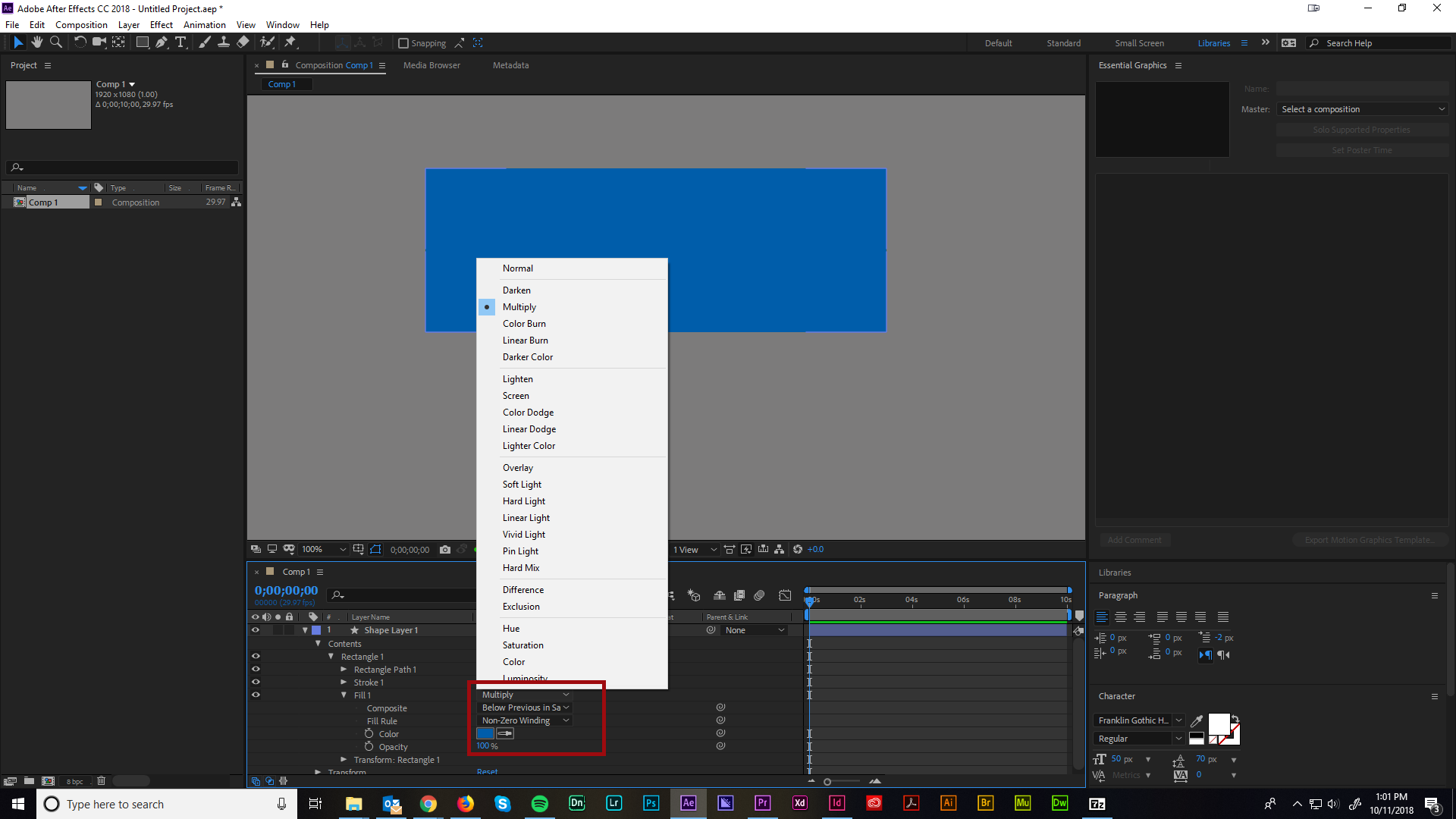 Solved: Opacity options not changing shape - Adobe Community - 10090497
