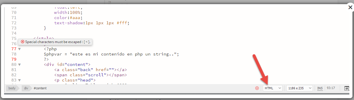 Solved Error Special Characters Must Be Escaped 
