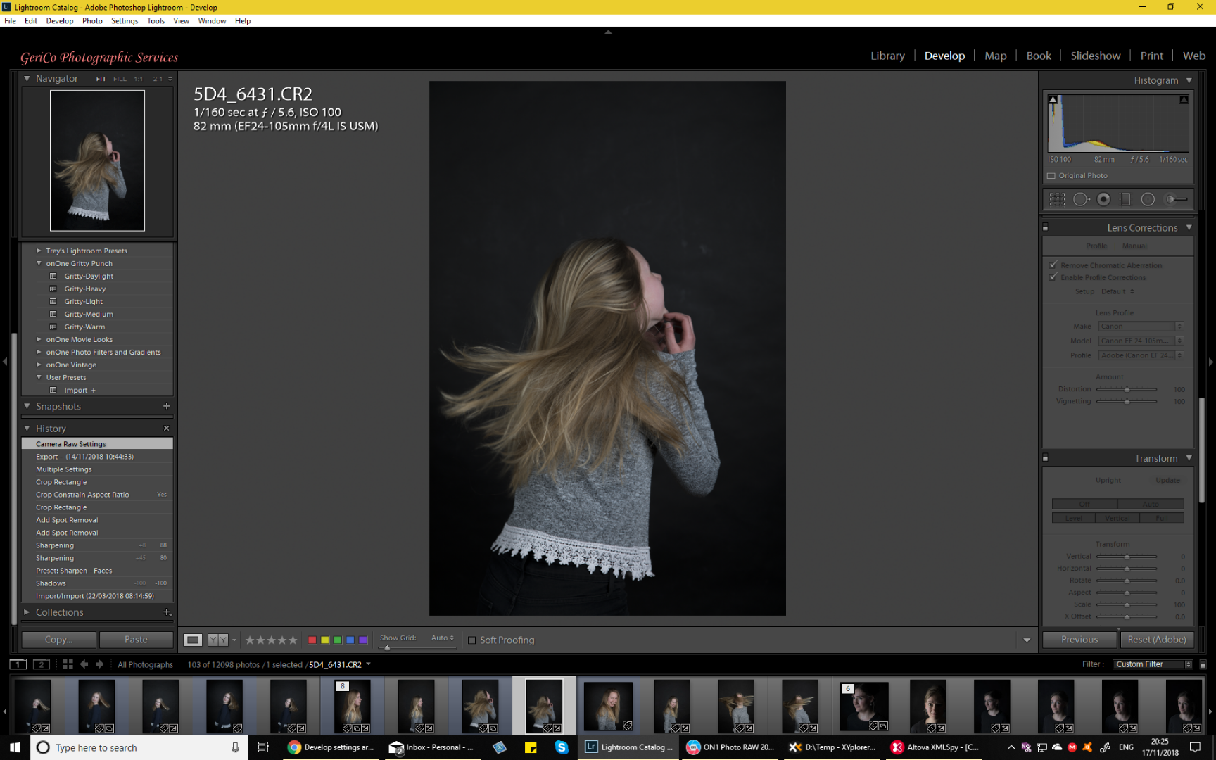 Develop settings are turned off - Adobe Community - 10215126