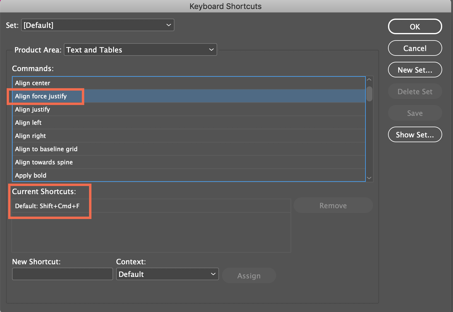 Solved: Keyboard shortcut for full justify in InDesign - Adobe Product ...