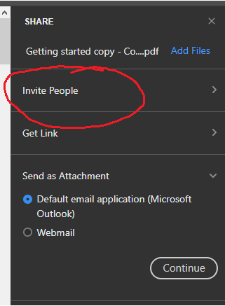Acrobat Share - Create New Profile message - Adobe Product Community ...