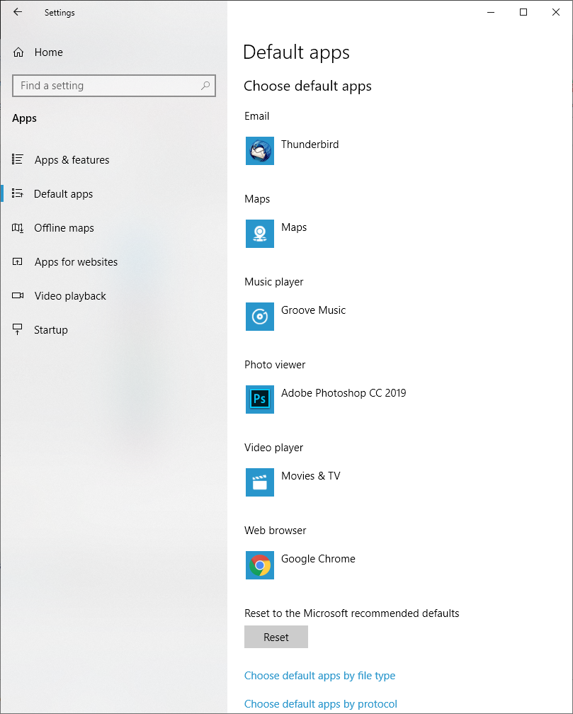 Window 10 not permiting Photo Shop 6 to be defalt - Adobe Product ...