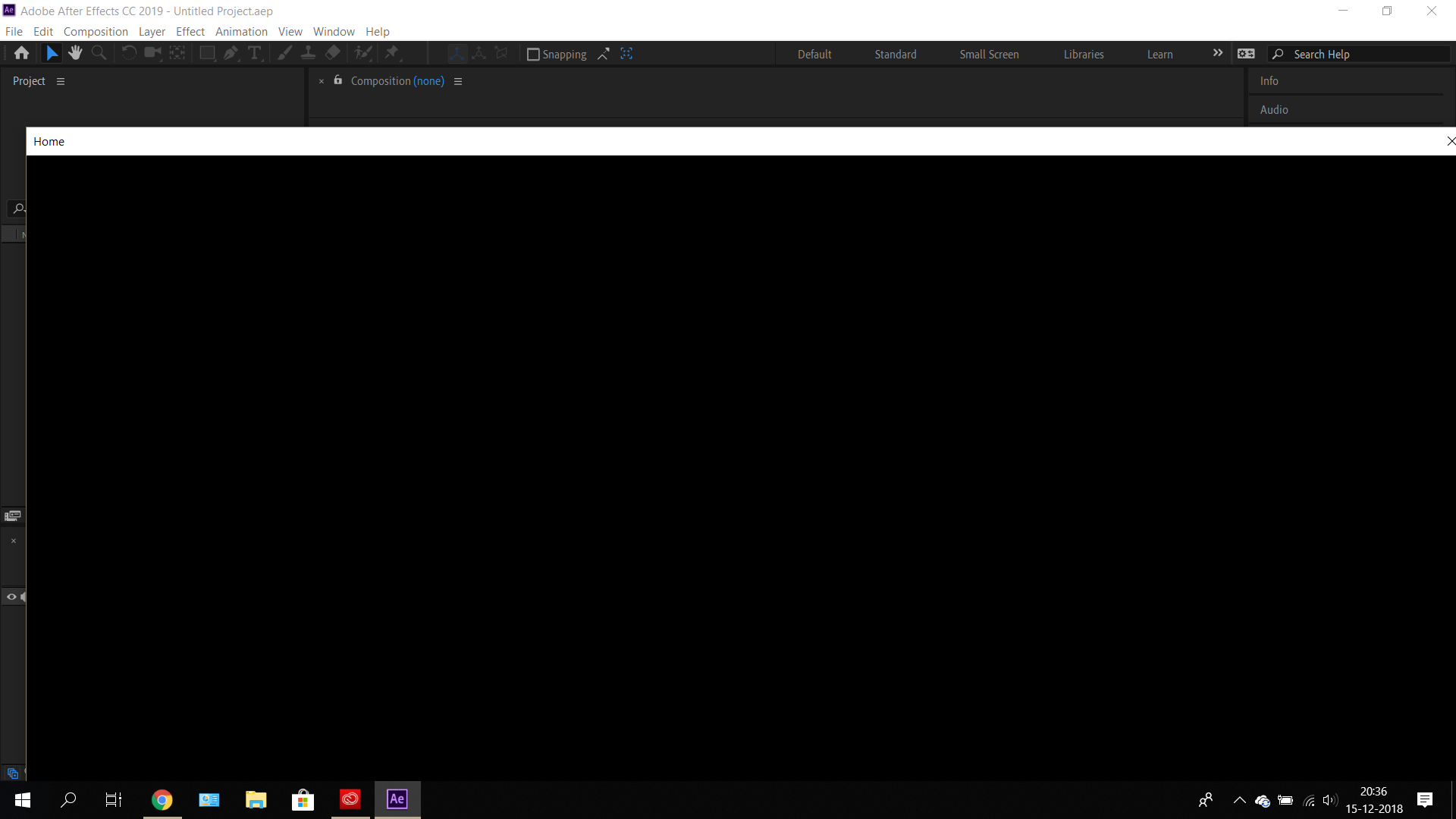 Black welcome screen - Adobe Product Community - 10244099