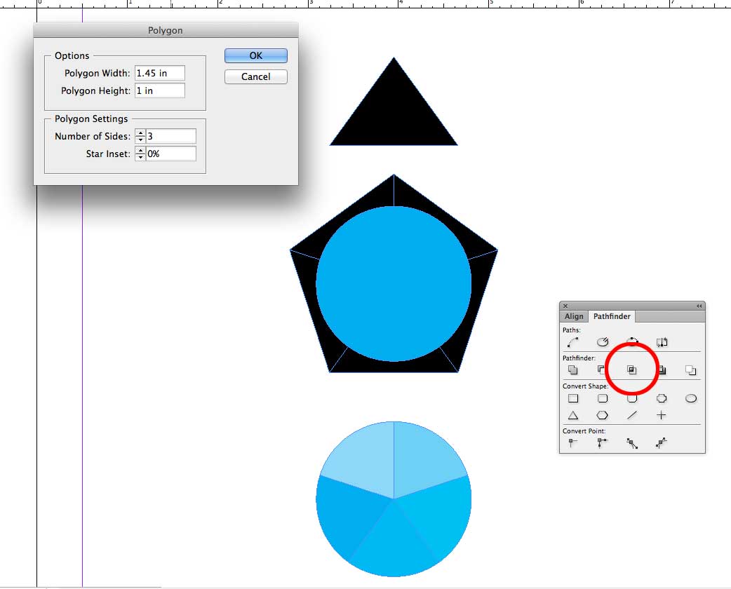 Solved Dividing A Circle Into Separate Shapes In Indesign Adobe Support Community 10266632