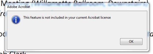 Solved: This Feature is not included - Error - Adobe Product Community ...