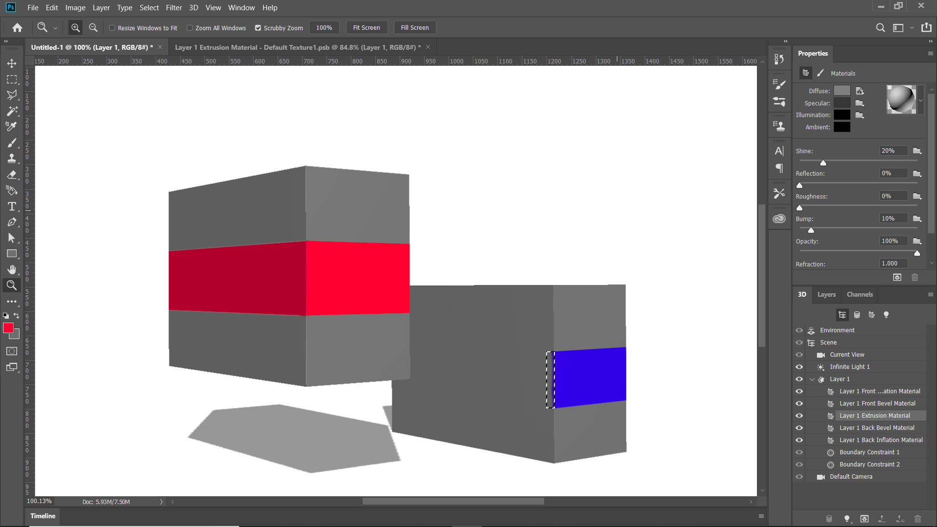 Extruding the image on a layer down the sides of a... - Adobe Support ...